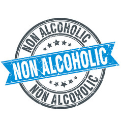 Non alcoholic stamp sign seal Royalty Free Vector Image