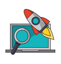 Technology software tools cartoon Royalty Free Vector Image