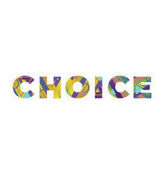 Celebration concept retro colorful word art Vector Image