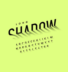 Pure white alphabet shadow Royalty Free Vector Image