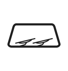 Windshield Royalty Free Vector Image - VectorStock