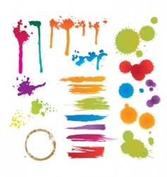 Paint splatter Royalty Free Vector Image - VectorStock