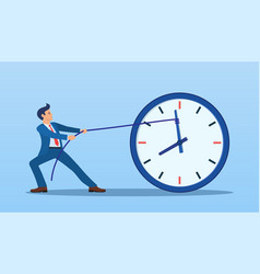 Cartoon businessman marionette Royalty Free Vector Image