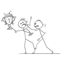 Boy winner cartoon Royalty Free Vector Image - VectorStock