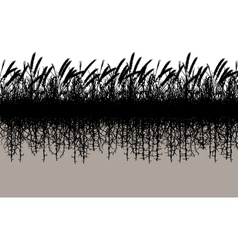 Grass with roots Royalty Free Vector Image - VectorStock