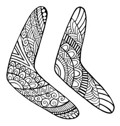 Australian boomerang Royalty Free Vector Image