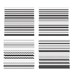 Simple sharp lines dividers and design elements Vector Image