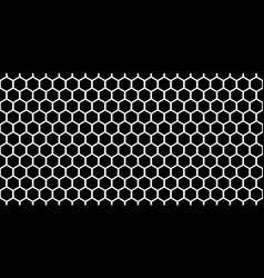 Bee and honeycomb seamless pattern Royalty Free Vector Image