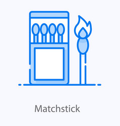 No matchstick Royalty Free Vector Image - VectorStock