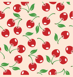 Cherry retro Royalty Free Vector Image - VectorStock