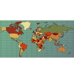 World map Royalty Free Vector Image - VectorStock