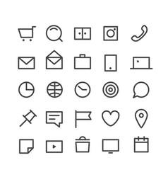 Icons set Royalty Free Vector Image - VectorStock