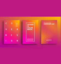 Covers modern abstract design templates set Vector Image