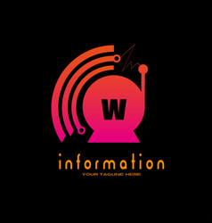 Future technology logos Royalty Free Vector Image