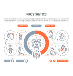 Prosthetic leg logo template design Royalty Free Vector