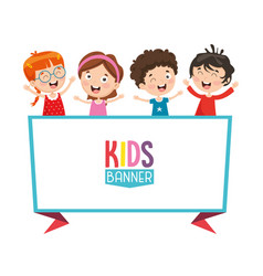 Kids banner Royalty Free Vector Image - VectorStock
