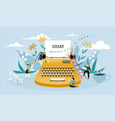 Writer and muse Royalty Free Vector Image - VectorStock