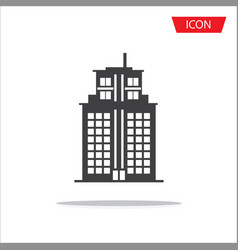Buildings icons isolated on white background Vector Image