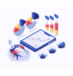 Data visualization Royalty Free Vector Image - VectorStock