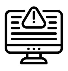 System alert Royalty Free Vector Image - VectorStock