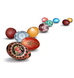 Decorative easter egg with depth shadow Royalty Free Vector