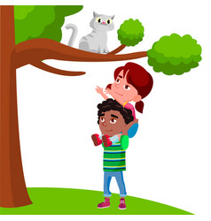 Sporty little boy hanging on horizontal bar upside