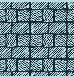 Seamless blue brick wall background texture Vector Image