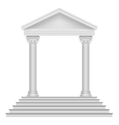 Classic roman greek architecture columns Vector Image