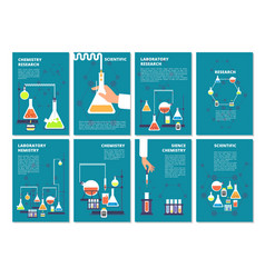 Chemistry Laboratory Infographic Royalty Free Vector Image