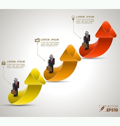 Arrow step Royalty Free Vector Image - VectorStock