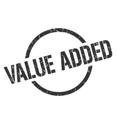 Value added stamp Royalty Free Vector Image - VectorStock