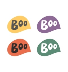 Halloween speech bubbles Royalty Free Vector Image