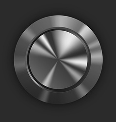 Silver button background Royalty Free Vector Image