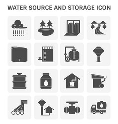 Water spring Royalty Free Vector Image - VectorStock