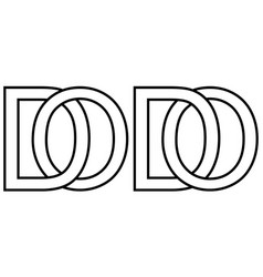 Interlaced Letter Logo Vector Images (over 370)