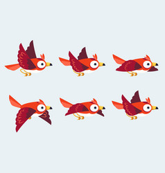 Flat design animation frames element set Vector Image