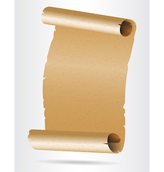 Old blank paper script Royalty Free Vector Image