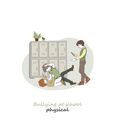 School class behavior Royalty Free Vector Image