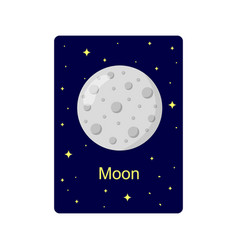 Moon Flash Card Vector Images (over 160)