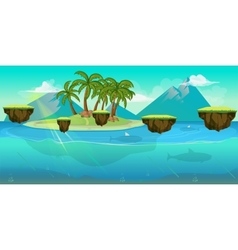 Sea game background Royalty Free Vector Image - VectorStock