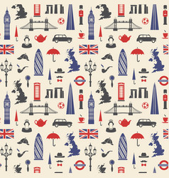 London England Seamless Pattern Royalty Free Vector Image