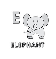 Elephant Flashcard Vector Images (90)