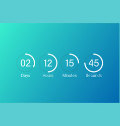 Countdown 1 Royalty Free Vector Image - VectorStock