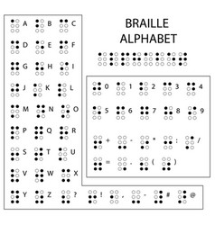 Braille Numbers Alphabet Vector Images (over 120)