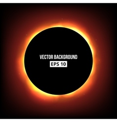 Abstract eclipse background Royalty Free Vector Image