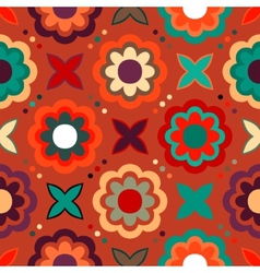 Seamless pattern with meadow flowers Royalty Free Vector