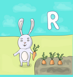 Alphabet letter m and monkey abc book Royalty Free Vector