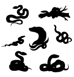 Black snake sign Royalty Free Vector Image - VectorStock