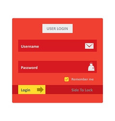 User Login Royalty Free Vector Image - VectorStock