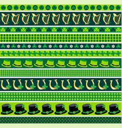 Colorful golden washi tape strips Royalty Free Vector Image